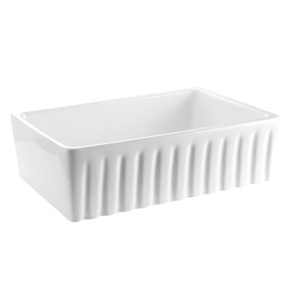 H-CF05-02 Hive, Single Bowl Sink, Ceramic, Farmhouse